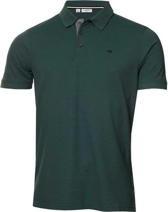 Calvin Klein Poloshirt f&uuml;r Herren, Mit Kragen, kurz&auml;rmlig (Tannengr&uuml;n)