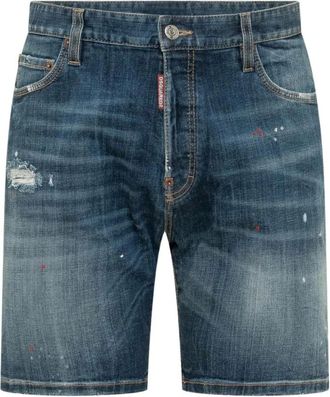 Dsquared2 Homme, Shorts, Bleu, Taille: XL Short en jean