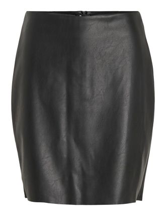 Vila VIDAGMAR HW PU Skirt - NOOS