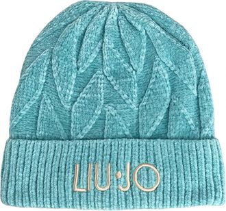 Liu Jo Chenille M&uuml;tze - - Accessories - Damen - Blau - ONE SIZE