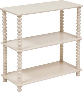 Atmosphera &Eacute;tag&egrave;re 3 Niveaux Design Chamlo 75cm Ivoire