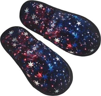 Generic Pantoufle Maison &Eacute;toile Spatiale, Paillettes Galactiques Chaudes Pantoufles Unique Hiver Chaussures Chaudes Doux Hiver Pantoufles Pour Camping Chambre