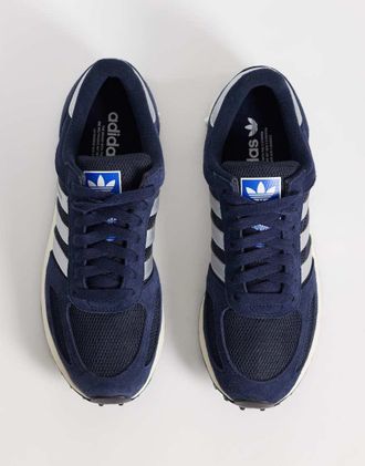 adidas Originals baskets LA bleu marine et argent