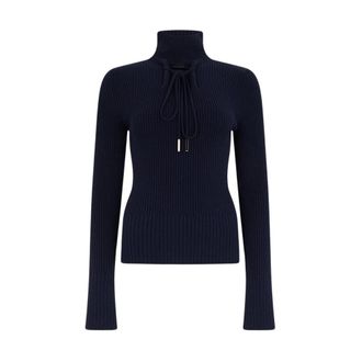 Iceberg Mock-Neck-Pullover - - Knitwear - Damen - Blau - XS