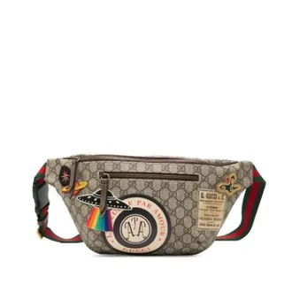 Gucci Sac banane en toile Pre-owned - Femme - Pre-owned - Beige - Taille: ONE Size