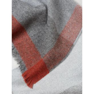 Brunello Cucinelli Wool and Cashmere Plaid Scarf - Multicolor