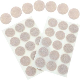 DOITOOL 288 Stück Teiliges Selbstklebende Filzunterlagen für Möbelbeine Kratzfeste Stuhlgleiter Bodenschutz für Hartholz und Fliesen Geeignet für Stühle Tisch