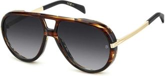 Eyewear by David Beckham Homme, Accessoires, Brun, Taille: 61 MM DB 99 Voyager