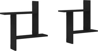 Generic Wandregale 2 St&uuml;ck, Holzwerkstoff-Aufbewahrung, Stilvolles Schwebendes Wandregal f&uuml;r Wohnzimmer, Schlafzimmer und Heimb&uuml;ro (50 x 12 x 50 cm)