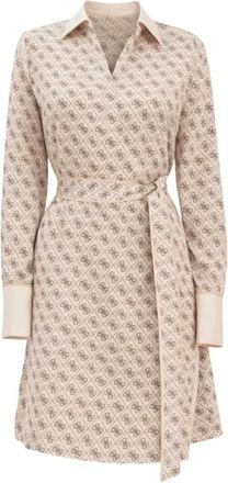 Guess Femme, Robes, Beige, Taille: 42 FR Blerta Dress