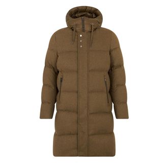 Herno Homme, Manteaux, Brun, Taille: 2XL Veste &agrave; capuche matelass&eacute;e