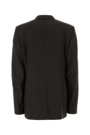 Christophe Lemaire Double-Breasted Wool-Blend Blazer - Green