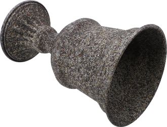 Valiclud VALICLUD Rustikale Metallvase im Used Look Dekorative Pflanzurne f&uuml;r Trockenblumen und Topfpflanzen Vintage Dekoration f&uuml;r Terrasse Eingangsbereich un