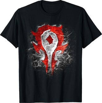 World of Warcraft Gaming-Logo Horde Burst Fiery Crest Epic Gamer T-Shirt