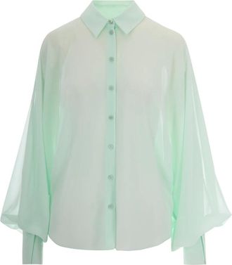 Patrizia Pepe Femme, Blouses et Chemises, Vert, Taille: 40 FR Shirt