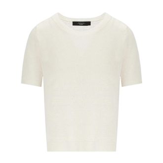 Max Mara Pancone Top - - Knitwear - Damen - Wei&szlig; - M