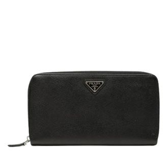Prada Pre-owned Saffiano Reiseorganizer Geldb&ouml;rse - - Pre-owned - Damen - Schwarzk - ONE SIZE