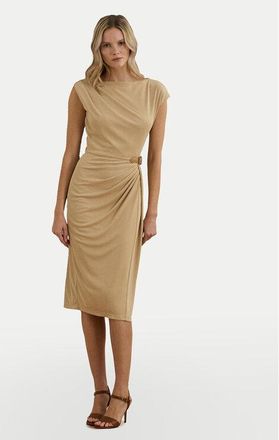 Lauren Ralph Lauren Kleid für den Alltag 250964076001 Beige Slim Fit