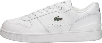Lacoste Homme, Chaussures, Blanc, Taille: 47 EU Baskets T-Clip