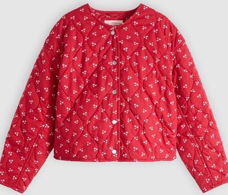 Levi's Josie Steppjacke gef&uuml;ttert - Damen - Rot / Rot