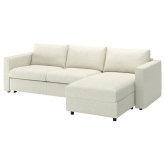 IKEA VIMLE 3er-Bettsofa mit R&eacute;camiere