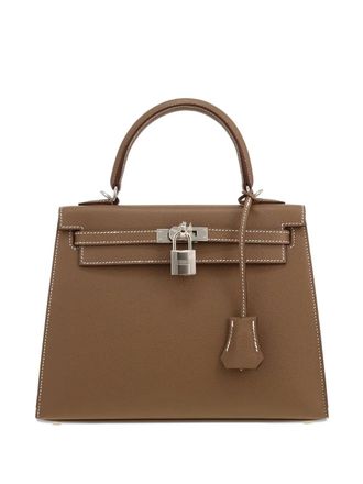 Herm&egrave;s 2025 Kelly Tote Bag 25cm - Braun