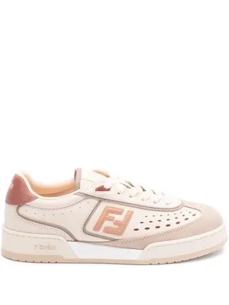 Fendi Klassische Sneakers - Nude