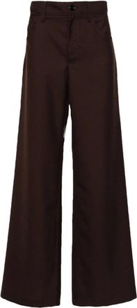 S&eacute;fr Homme, Pantalons, Brun, Taille: L Wide Pantalons