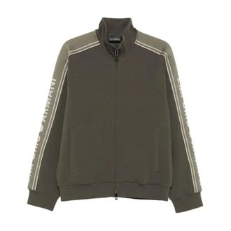 Emporio Armani Homme, Sweatshirts et sweats &agrave; capuche, Vert, Taille: XL Knit Sweater