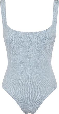Hunza G Femme, Maillots de bain, Bleu, Taille: ONE Size Square Neck Swim