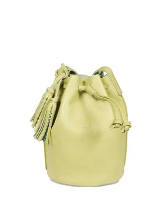 IL BISONTE Silvia Beuteltasche mit Quaste - Gelb