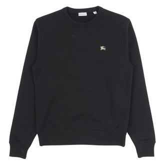 Burberry Baumwoll-Sweatshirt mit Sticklogo - - Sweatshirts & Hoodies - Herren - Schwarzk - S