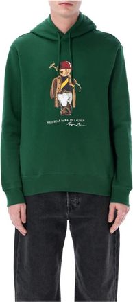 Polo Ralph Lauren Homme, Sweatshirts et sweats &agrave; capuche, Vert, Taille: S Bear Crewneck