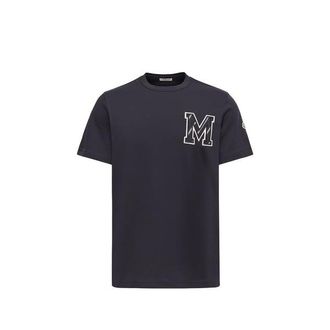 Moncler T-shirt M sur poitrine en coton