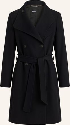 HUGO BOSS Klassischer Mantel Cedandy1_In Regular Fit schwarz