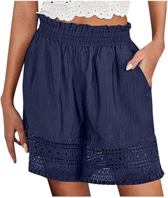 Generic Maillot Short Grande Taille Blanc Velo Mini Sudation Anti Marron Sexy Volleyball Toile sans Protection Assorti Bouffant Sportswear Jodhpur Meuf Debard