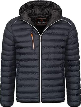 Rock Creek Rock Creek Veste matelass&eacute;e pour homme H-317, gris fonc&eacute;, S