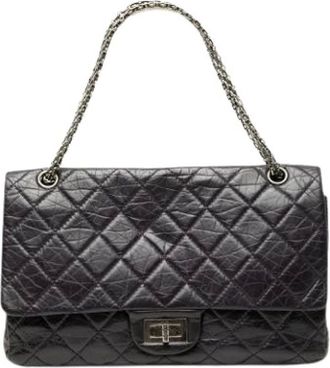 Chanel Sac bandouli&egrave;re vintage double rabat Pre-owned - Femme - Pre-owned - Noir - Taille: ONE Size