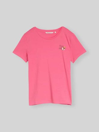 Tom Tailor Denim Regular Fit T-Shirt aus reiner Baumwolle mit Motiv-Print