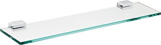 Emco System 2 Ablage Kristallglas klar, 700mm, Chrom, Wandmontage, zum Schrauben, Badablage, hochwertig, stabil, langlebig, fürs Bad