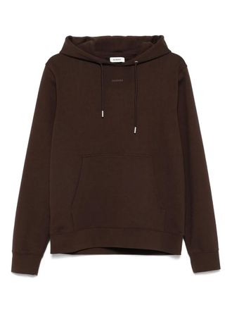 Sandro hoodie à logo imprimé - Marron