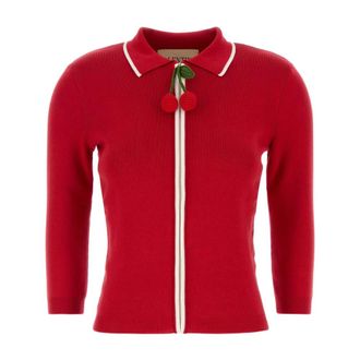 Valentino Garavani Damen, Strickwaren, Rot, SGr&ouml;&szlig;e