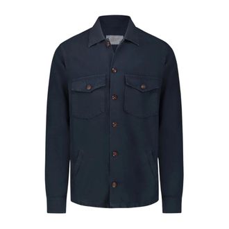Bl'ker Cappotto - - Jackets - Herren - Blau - M