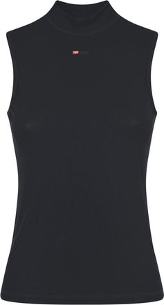 Diesel Femme, Tops, Noir, Taille: 38 FR Haut avec Style Microdiv