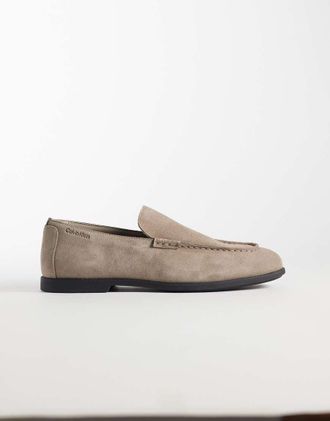 Calvin Klein Jeans - Mocassins en cuir - Kaki-Vert