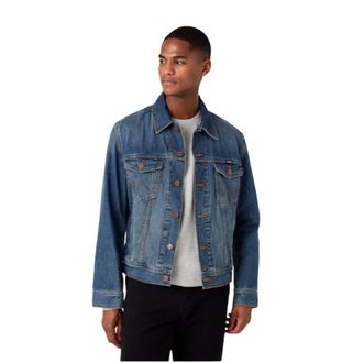 Wrangler Homme, Vestes, Bleu, Taille: XL Veste