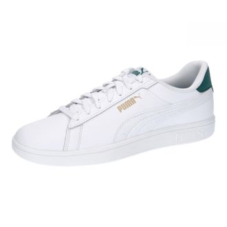 Puma Puma Smash 3.0 L Unisex Sneaker, Puma White Malachite Puma Gold, 38 EU