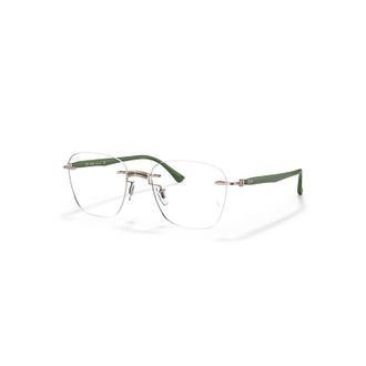 Ray-Ban Rb8769 Optics Milit&auml;rgr&uuml;n Fassung Klar Glas 49-18