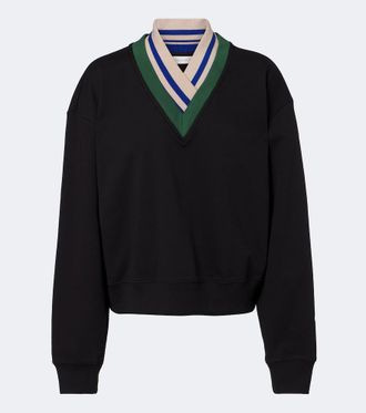 Dries Van Noten Sweatshirt aus Baumwoll-Jersey