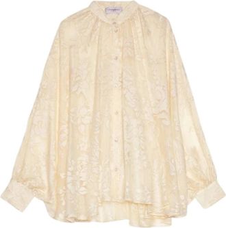 Ermanno Scervino Femme, Blouses et Chemises, Blanc, Taille: 38 FR camicie poliestere